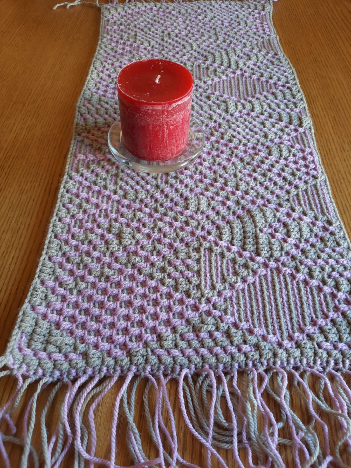 Diamond Runner - Mosaic Crochet - Cindy's Crochet Designs